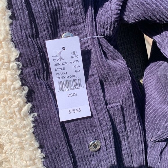 PacSun | Jackets & Coats | Pacsun Greystone Purple Corduroy Jacket ...